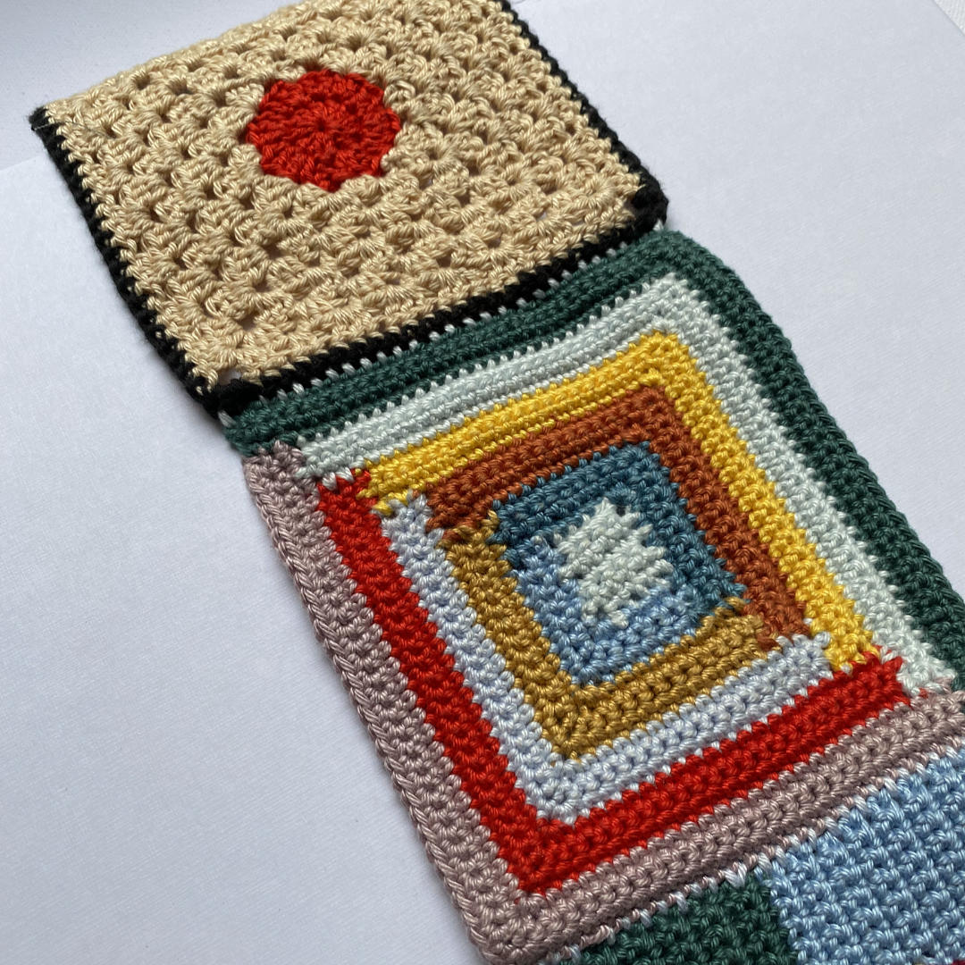 Granny top made of colorful granny squares / opensewing, textiles lover ...